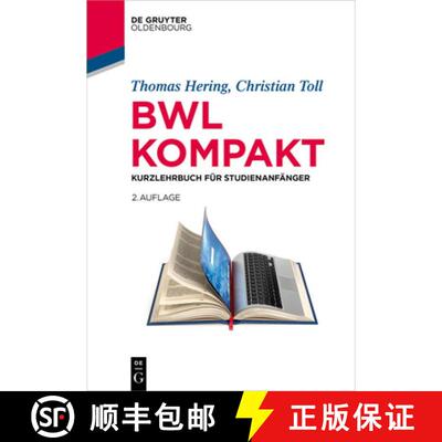 【3-4周达】BWL kompakt – Kurzlehrbuch für Studienanfänger [9783119145305]