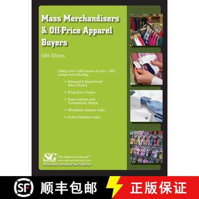 【3-4周达】Mass Merchandisers & Off-Price Apparel Buyers Directory 2022 [9781954866218]