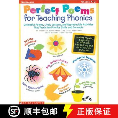 【3-4周达】Perfect Poems for Teaching Phonics: Delightful Poems, Lively Lessons, and Reproducible Act... [9780590390194]