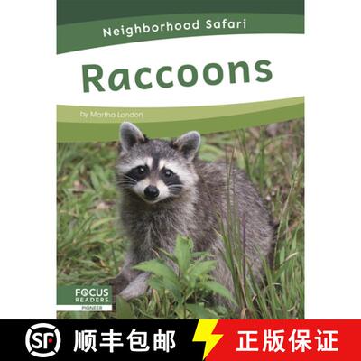 【3-4周达】精装 Neighborhood Safari: Raccoons [9781644933541]