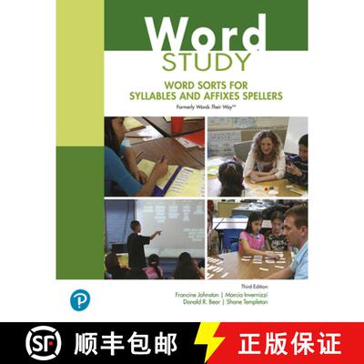 【3-4周达】Word Study: Word Sorts for Syllables and Affixes Spellers (Formerly Words Their Way(tm)) [9780138220099]