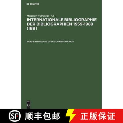 【3-4周达】精装 Philologie, Literaturwissenschaft [9783598337390]