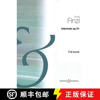 【3-4周达】Interlude, Op. 21: Full Score [9781784541941]