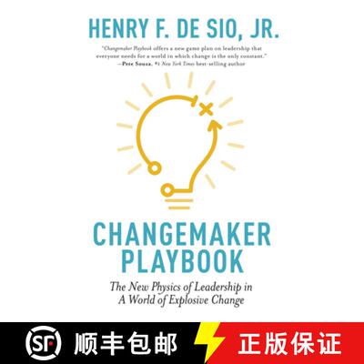 【3-4周达】精装 Changemaker Playbook: The New Physics of Leadership in a World of Explosive Change [9781529330199]