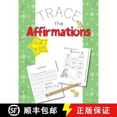 【3-4周达】Trace The Affirmations: Positive Declarations for Kids [9781733152488]