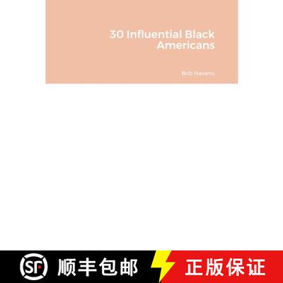 【3-4周达】30 Influential Black Americans [9781458375186]