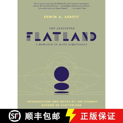 【3-4周达】The Annotated Flatland : A Romance of Many Dimensions [9780465011230]