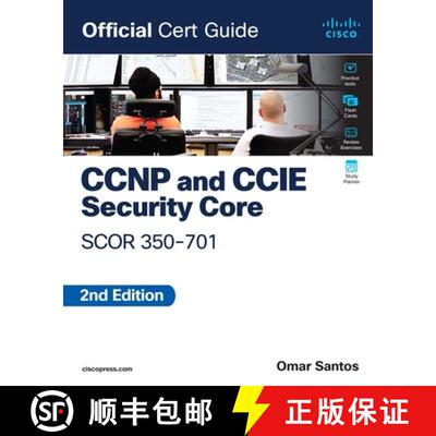【3-4周达】CCNP and CCIE Security Core Scor 350-701 Official Cert Guide [9780138221263]