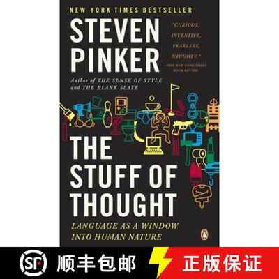 现货 思想本质 The Stuff of Thought: Language as a Window Into Human Nature [9780143114246]