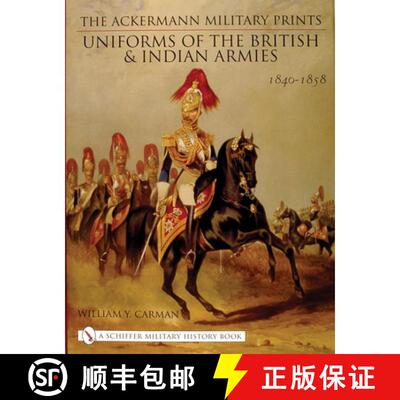 【3-4周达】精装 The Ackermann Military Prints [9780764316715]