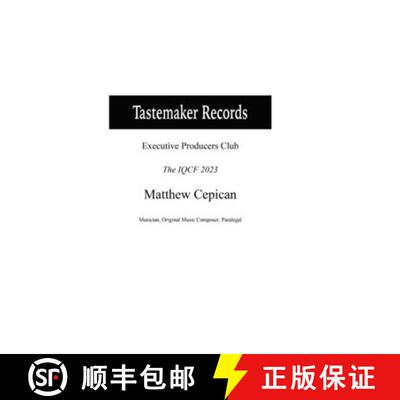 【3-4周达】精装 Tastemaker Records Executive Producers Club The IQCF 2023 [9781387646203]