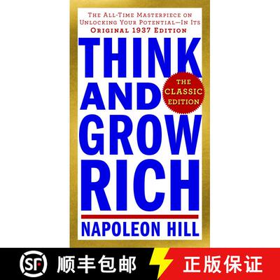 【3-4周达】Think and Grow Rich: The Classic Edition: The All-Time Masterpiece on Unlocking Your Poten... [9780143110163]