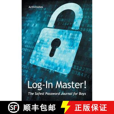 【3-4周达】Log-In Master! The Safest Password Journal for Boys [9781683216308]