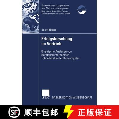 【3-4周达】Erfolgsforschung im Vertrieb : Empirische Analysen von Herstellerunternehmen schnelldrehen... [9783824482382]