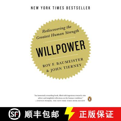 【3-4周达】Willpower: Rediscovering the Greatest Human Strength [9780143122234]