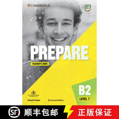 剑桥考试2020 教师书带可下载资源包级别7 Prepare Level 7 Teacher's Book with Downloadable Resource Pack [9781108385992]
