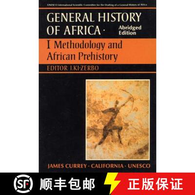 【3-4周达】General History of Africa volume 1 [pbk abridged – Methodology and African Prehistory [9780852550915]
