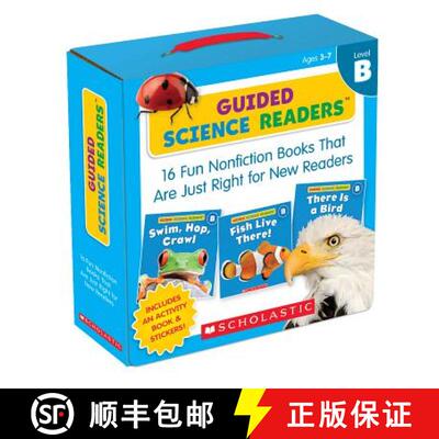 【3-4周达】Guided Science Readers: Level B [With Sticker(s) and Activity Book] [9780545650939]