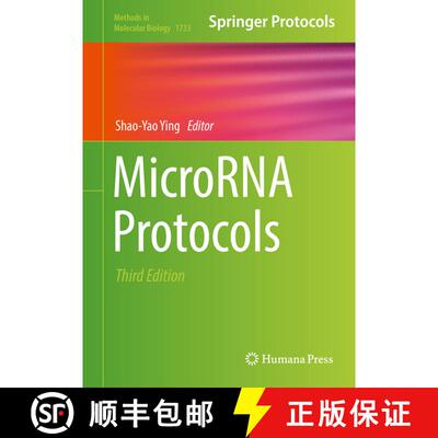 【3-4周达】MicroRNA Protocols (Third Edition 2018) (Third Edition 2018) (Third Edition 2018) (Third E... [9781493976003]