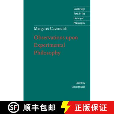 预订 精装 Margaret Cavendish: Observations upon Experimental Philosophy: - Margaret Cavendish: Observ... [9780521772044]