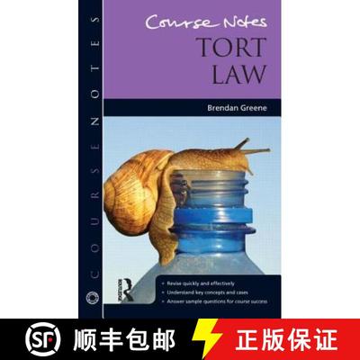 【3-4周达】Course Notes: Tort Law [9781444146561]