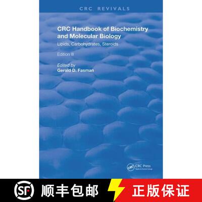 【3-4周达】精装 Handbook of Biochemistry and Molecular Biology: Lipids Carbohydrates, Steroids [9780367209315]