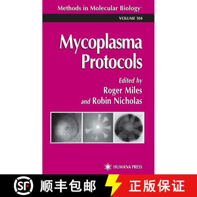 【3-4周达】精装 Mycoplasma Protocols [9780896035256]