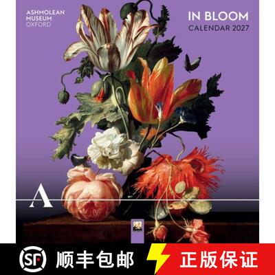 【3-4周达】Ashmolean Museum: In Bloom Wall Calendar 2027 (Art Calendar) [9781806941056]