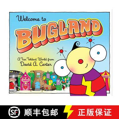 【3-4周达】Welcome to Bugland!: A Fun Foldout World from David A. Carter [9781442419629]