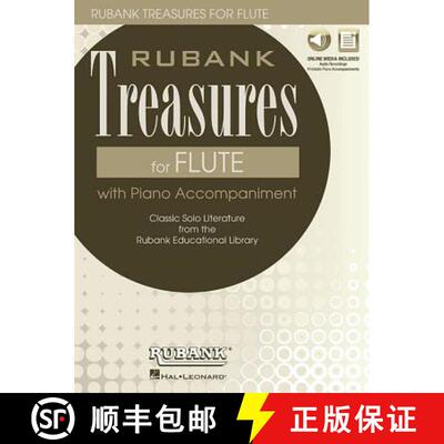 【3-4周达】Rubank Treasures for Flute: Book with Online Audio (Stream or Download) [9781480352407]