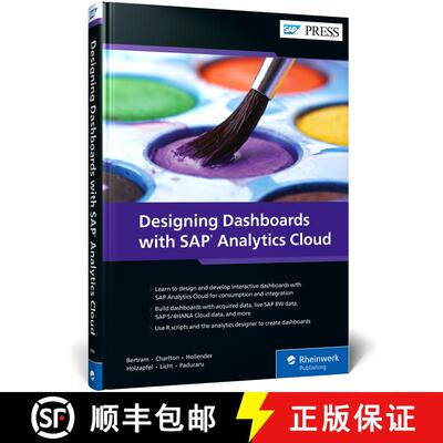 【3-4周达】精装 Designing Dashboards with SAP Analytics Cloud [9781493220601]