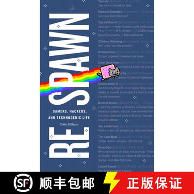 【3-4周达】精装 Respawn: Gamers, Hackers, and Technogenic Life [9781478001348]