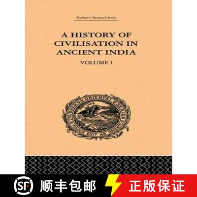 【3-4周达】精装 A History of Civilisation in Ancient India : Based on Sanscrit Literature: Volume I [9780415244916]