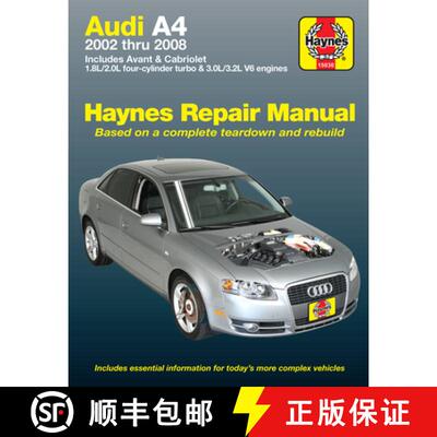 【3-4周达】Audi A4 Sedan, Avant, & Cabriolet 2002-08 [9781563928376]