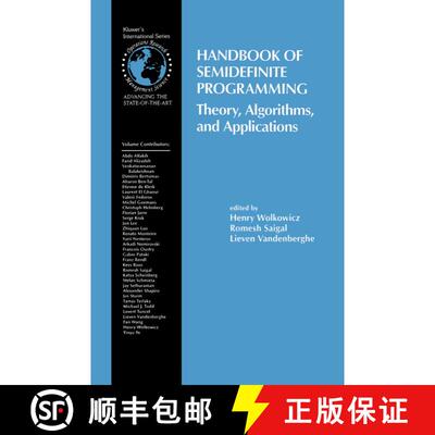 【3-4周达】Handbook of Semidefinite Programming : Theory, Algorithms, and Applications [9781461369707]