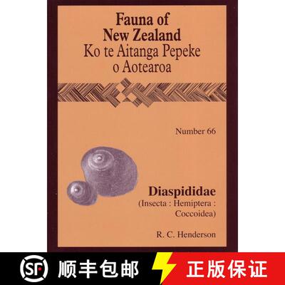 预订 Fauna of New Zealand, No 66: Diaspididae (Insecta: Hemiptera: Coccoidea) [9780478347265]