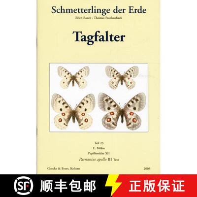 预订 Butterflies of the World, Tagfalter, Teil 23: Papilionidae XII [German] [9783937783161]