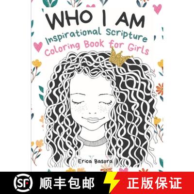 【3-4周达】Who I Am: An Inspirational Scripture Coloring Book for Girls [9781953751317]