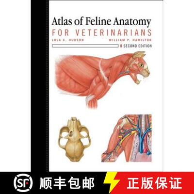 【3-4周达】Atlas of Feline Anatomy For Veterinarians: For Veterinarians [9781591610441]