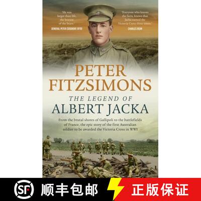 【3-4周达】精装 Legend of Albert Jacka: From the brutal shores of Gallipoli to the battlefields of Fr... [9780733646690]
