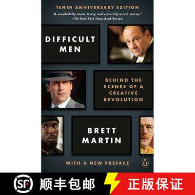 【3-4周达】Difficult Men: Behind the Scenes of a Creative Revolution: From the Sopranos and the Wire ... [9780143125693]