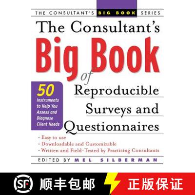 【3-4周达】The Consultant's Big Book of Reproducible Surveys and Questionnaires: 50 Instruments to He... [9780071408820]