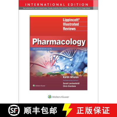 【3-4周达】Lippincott Illustrated Reviews: Pharmacology [9781975170585]