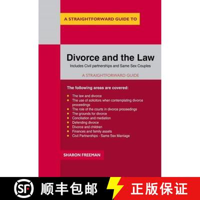 【3-4周达】Straightforward Guide To Divorce And The Law [9781847169969]