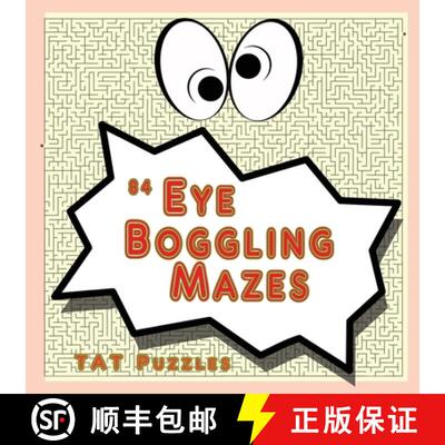 【3-4周达】84 Eye Boggling Mazes [9781925332490]