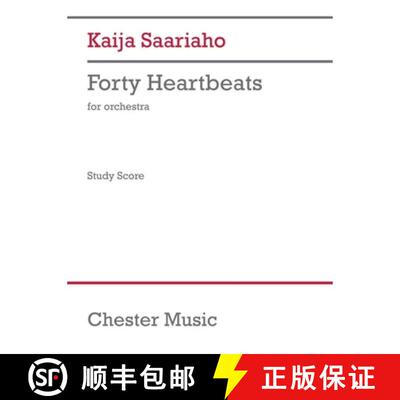 【3-4周达】Saairaho: Forty Heartbeats for Orchestra Study Score [9798350127232]