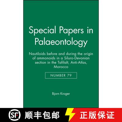 【3-4周达】Special Papers In Palaeontology No 79 [Wiley地球科学] [9781405187701]