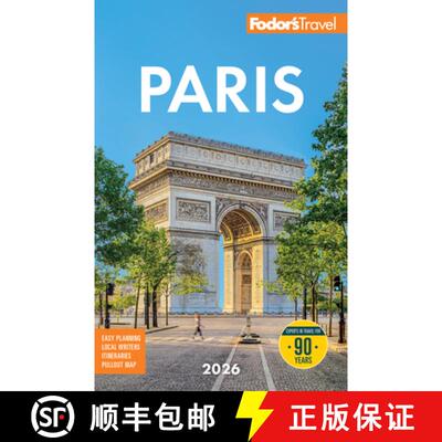 【3-4周达】Fodor's Paris 2026 [9781640978430]