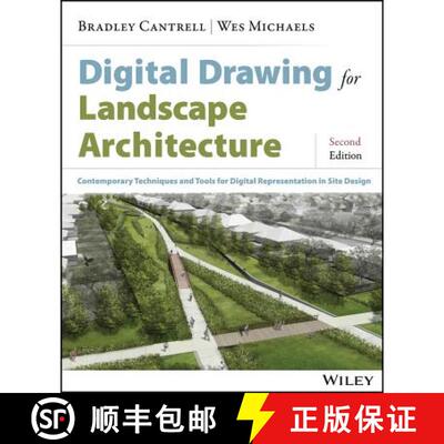 【3-4周达】Digital Drawing For Landscape Architecture: Contemporary Techniques And Tools For Digital ... [9781118693186]