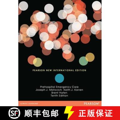 【3-4周达】Prehospital Emergency Care: Pearson New International Edition [9781292039244]